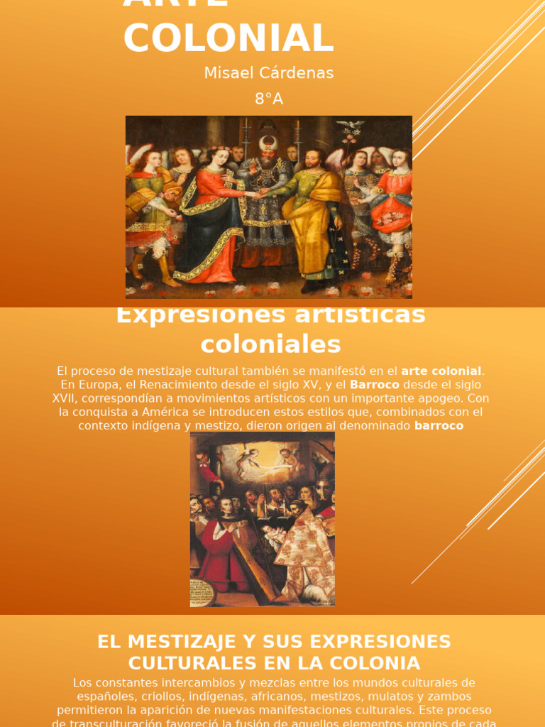 Arte Colonial: Mestizaje y Sincretismo | PDF