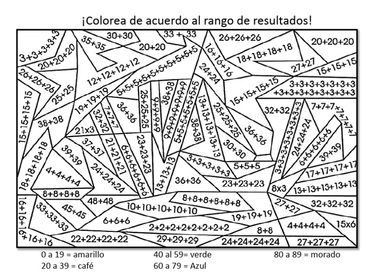 Guía de Colores por Rango Numérico | PDF