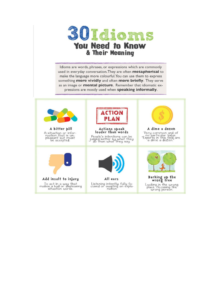 30 Idioms | PDF
