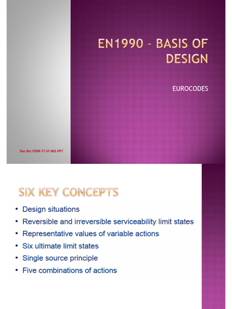 Eurocodes Safety Factors Guide | PDF