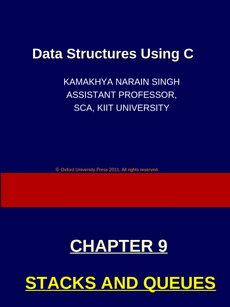 358 33 Powerpoint-Slides 9-Stacks-Queues Chapter-9 | PDF | Queue ...