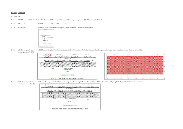 Traffic Load Design Specifications | PDF