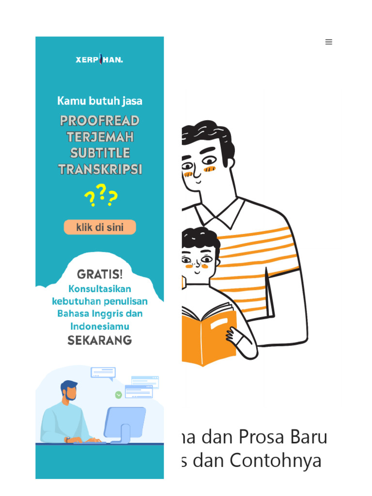 Ciri Prosa Lama dan Baru serta Contohnya | PDF