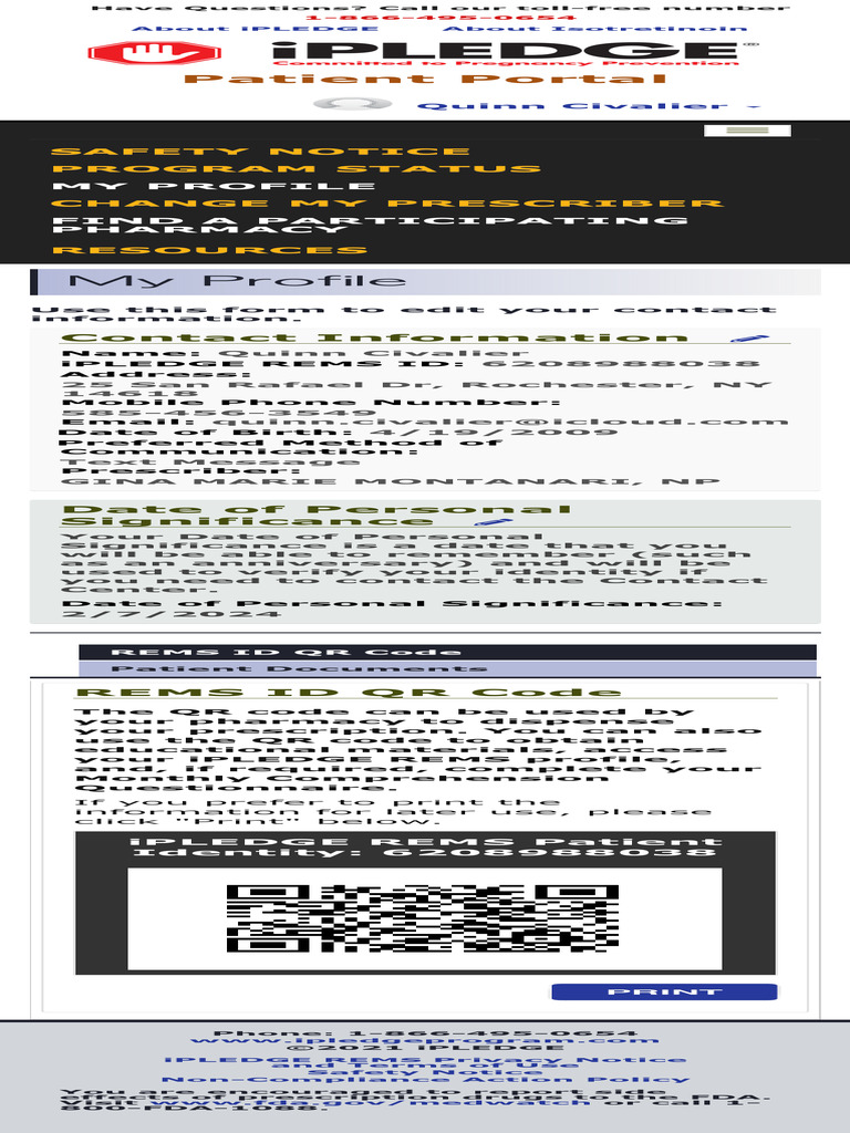 IPLEDGE REMS - IPledge Program | PDF