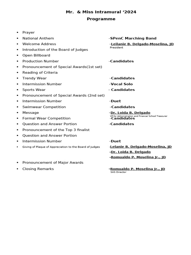 giov intrams miss and mr | PDF