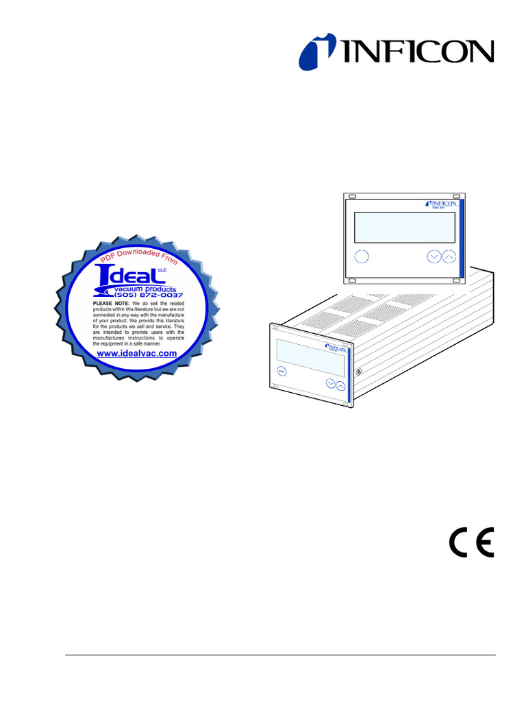 INFICON_Manual_VGC401 | PDF | Electrical Connector | Mains Electricity
