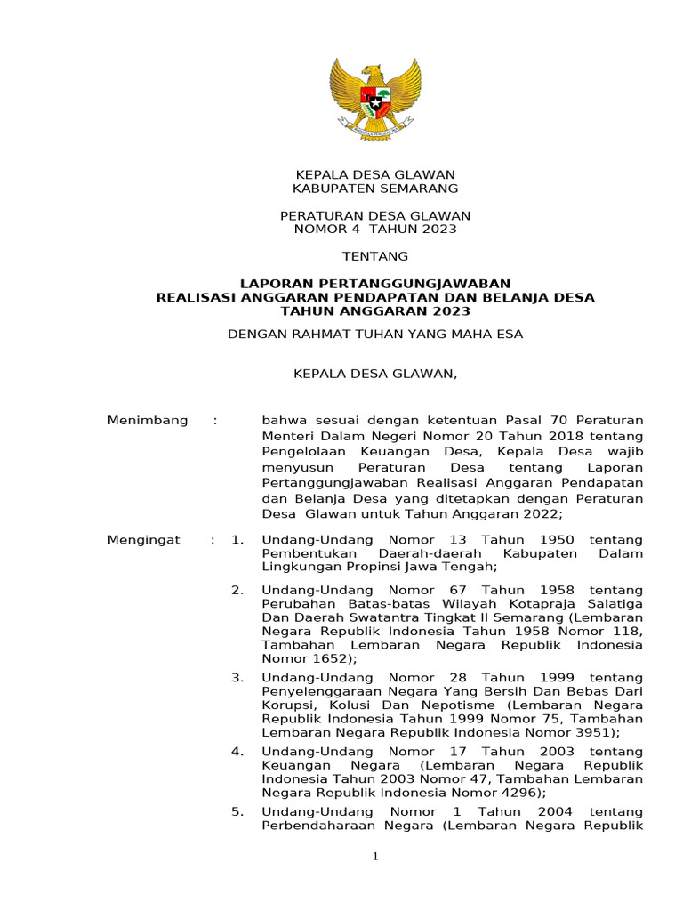 1.Perdes Lra 2023 | PDF