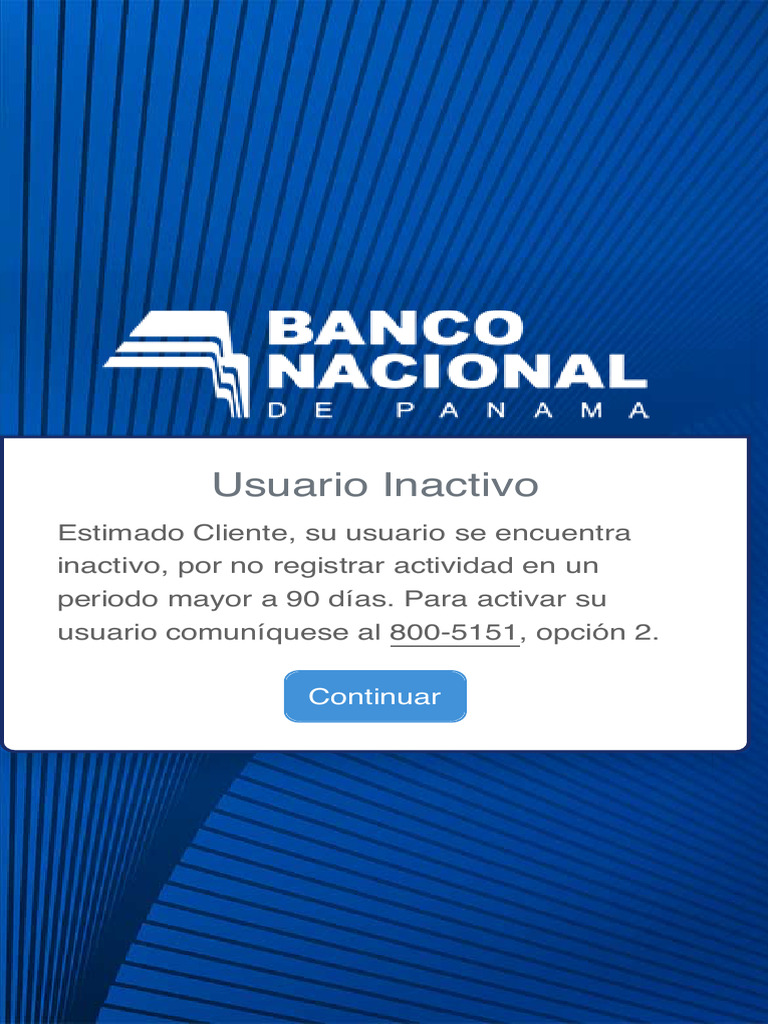 Usuario Inactivo: Activación Necesaria | PDF