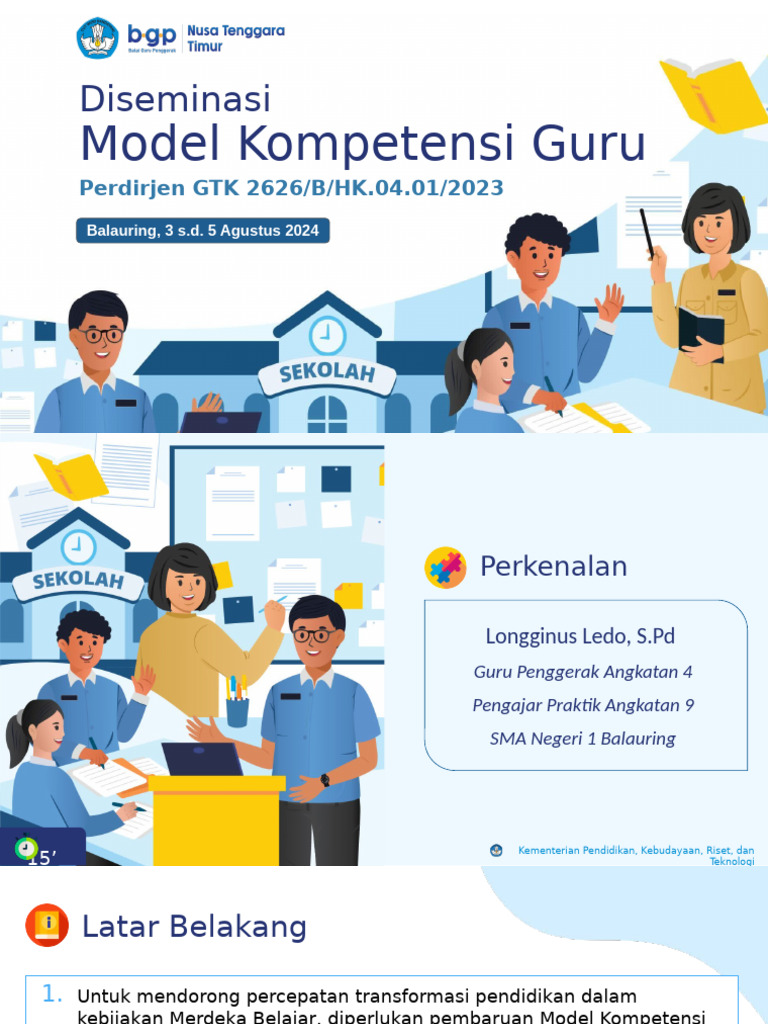 Model Kompetensi Guru untuk Merdeka Belajar | PDF