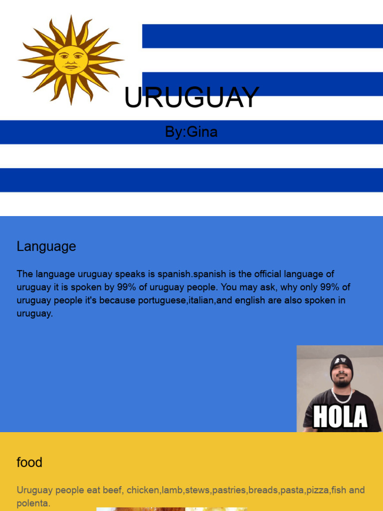 Uruguay's Official Language: Spanish | PDF