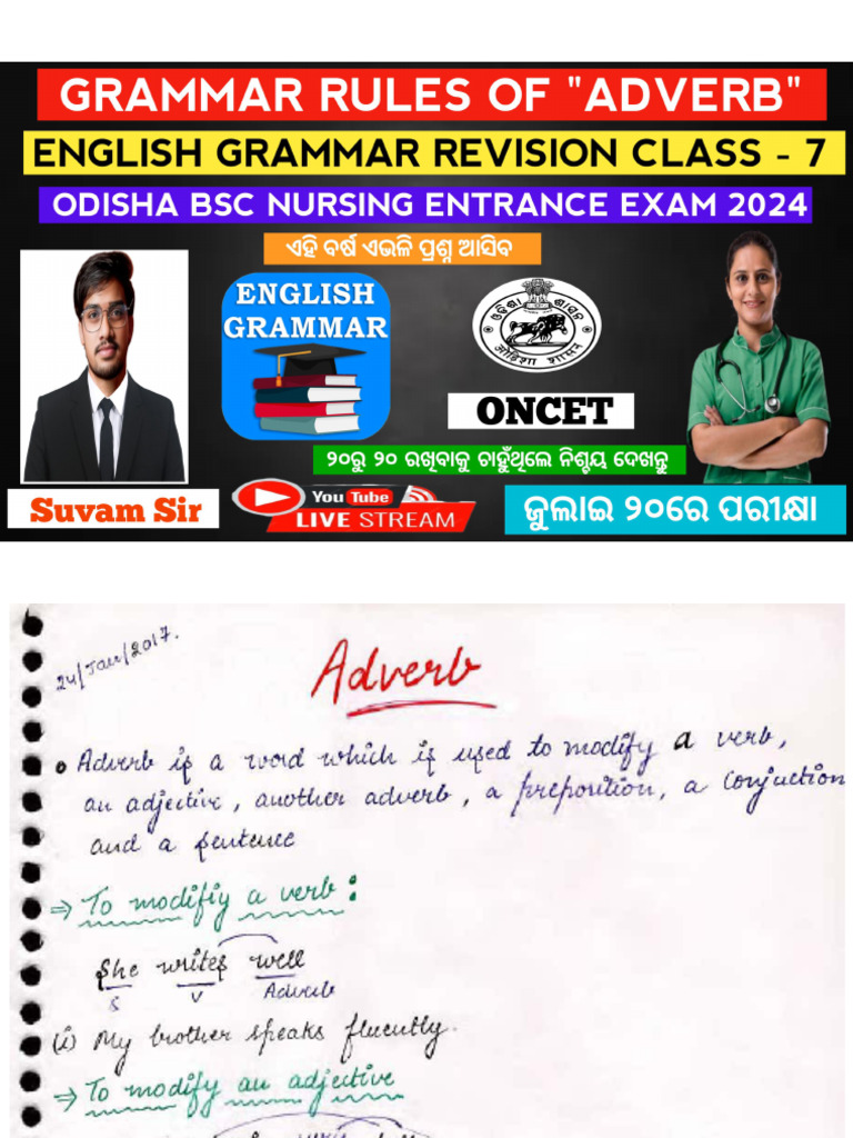 Grammar Rules of Adverb | PDF