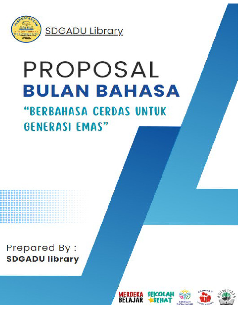 Proposal Bulan Bahasa Tahun 2024 | PDF