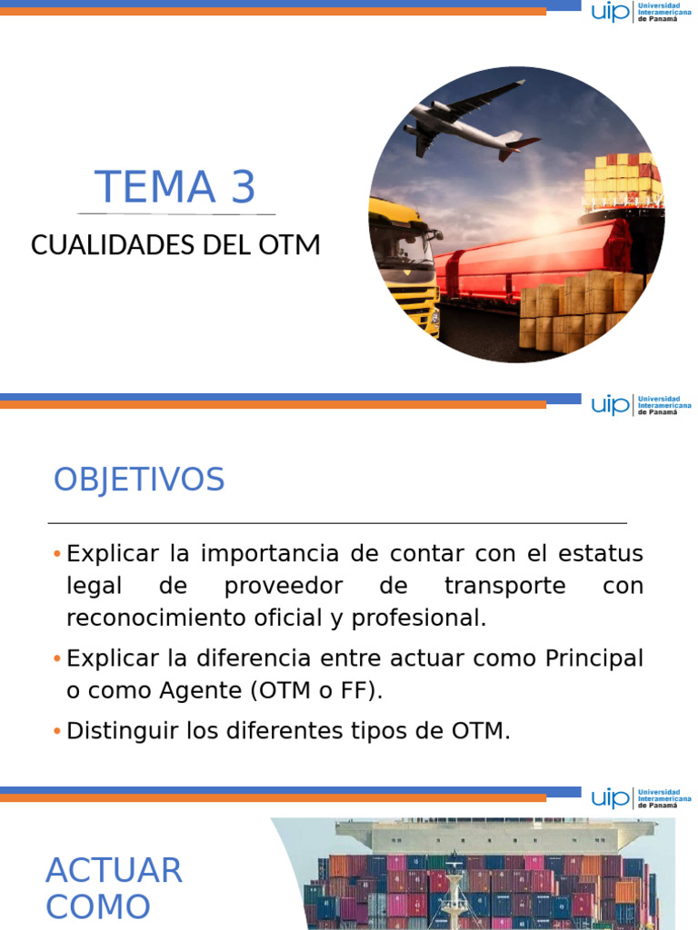 3 Cualidades Del OTM | PDF | Bancos | Seguro