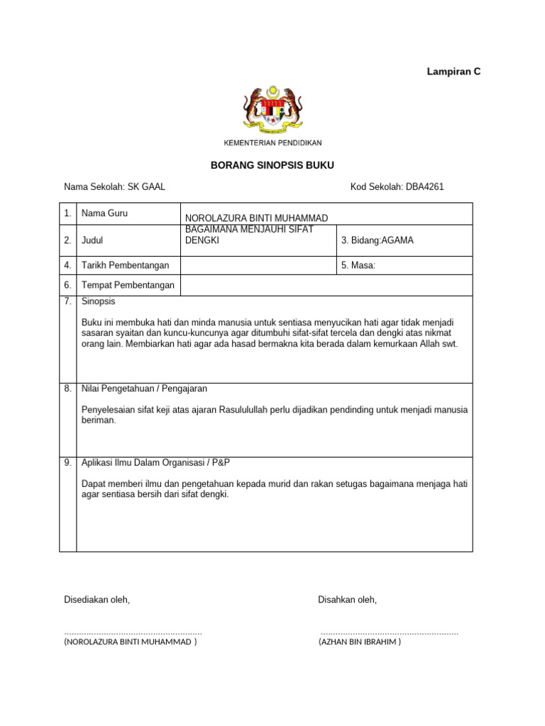 Sinopsis Buku 4 | PDF