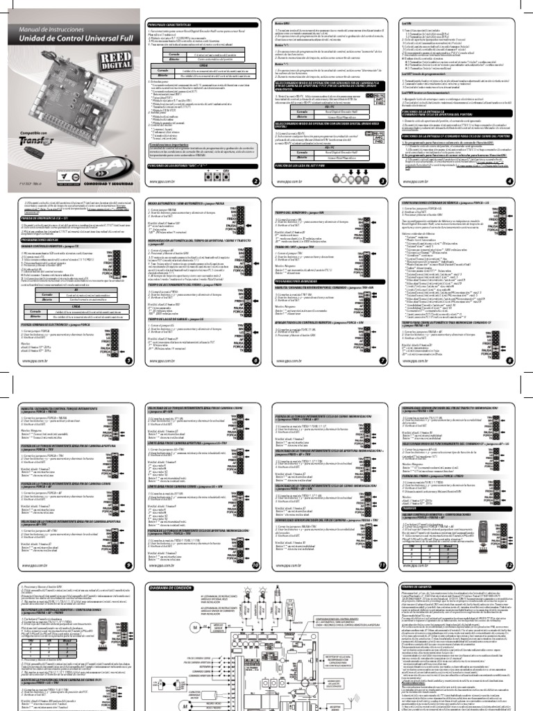 Central Universal Full Reed Digital | PDF | Control remoto | Memoria ...