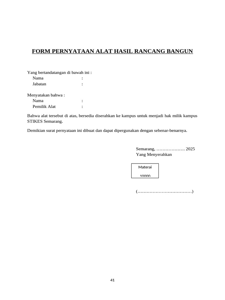 Form Rancang Bangun (1) | PDF