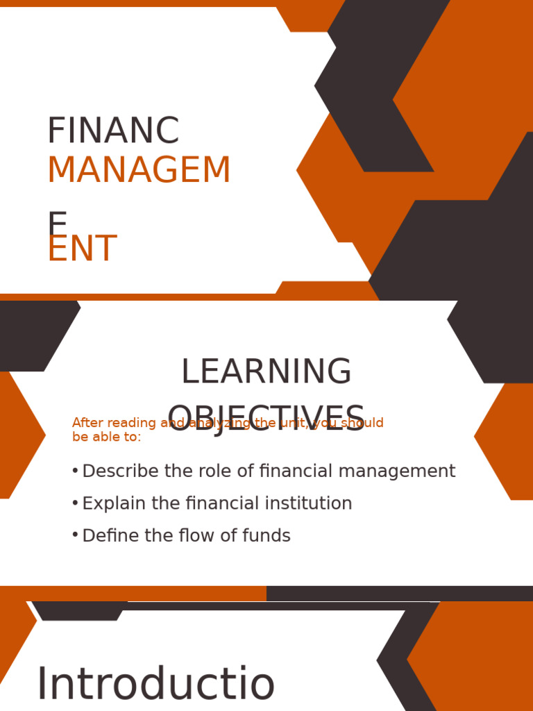 Financial Management Essentials | PDF | Banks | Money