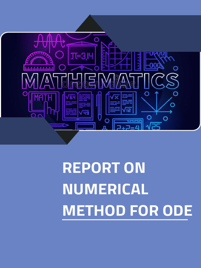 Numerical Method Ode | PDF | Numerical Analysis | Ordinary Differential Equation