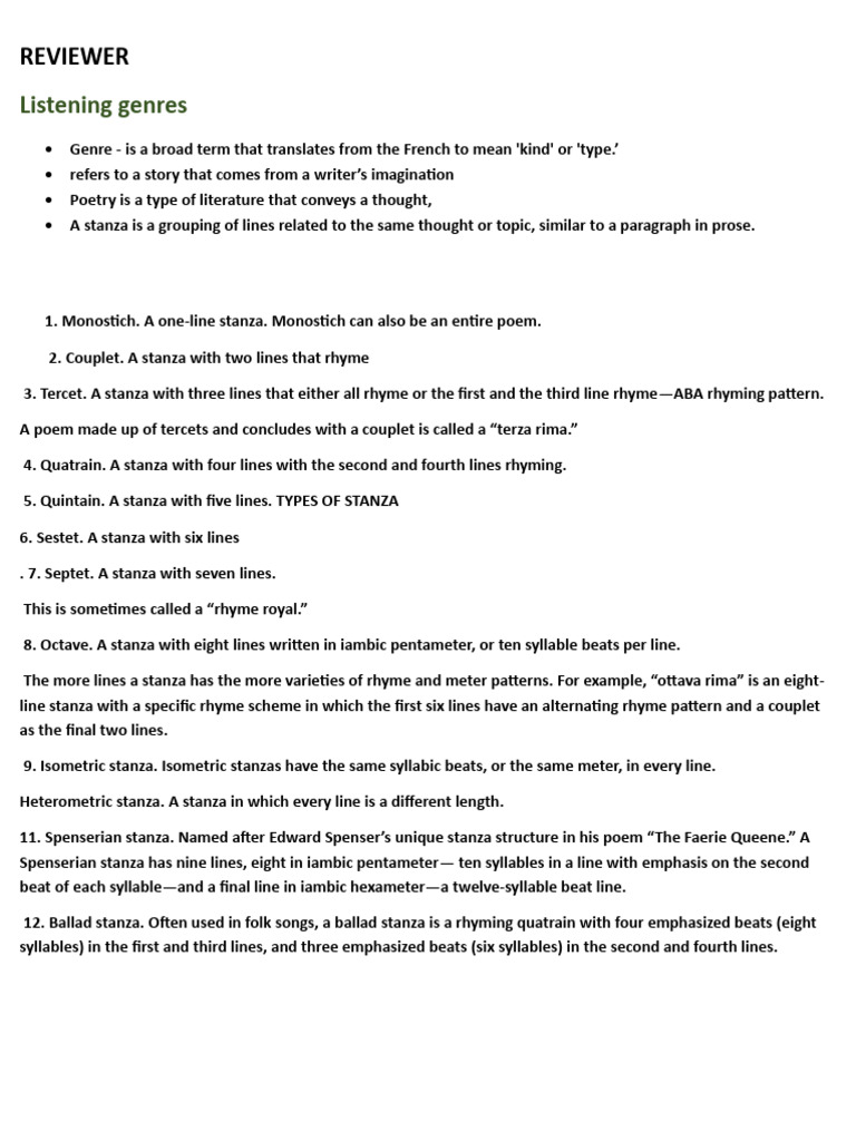 REVIEWER in RWPOEMS | PDF