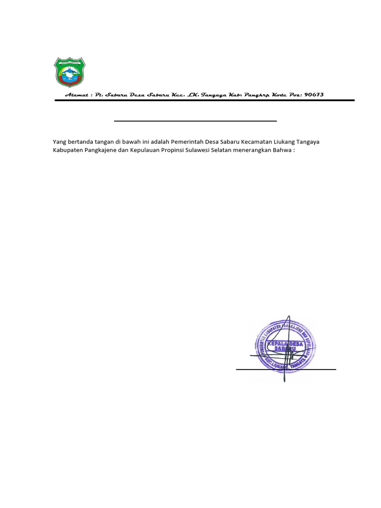 Suket Domisili 2022 FIX | PDF