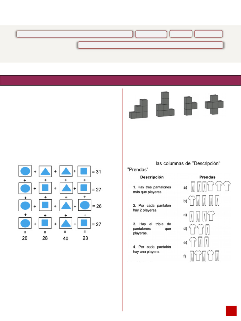 Examen Matemáticas 2 Ciclo Escolar 2024-2025 | PDF | Pensamiento ...