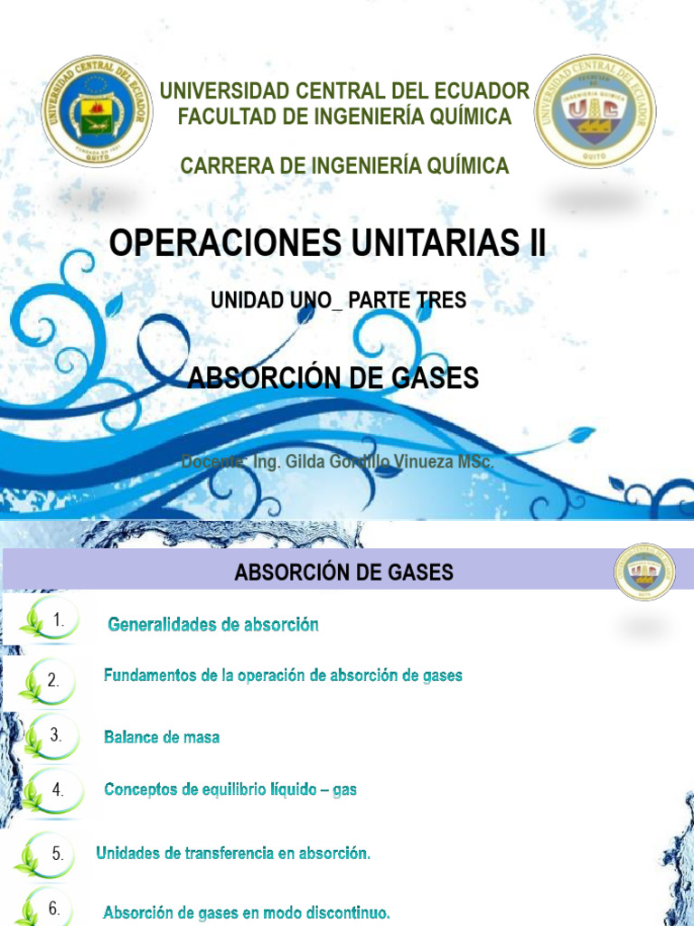 Absorción - Parte 3 | PDF | Absorción (Química) | Viscosidad
