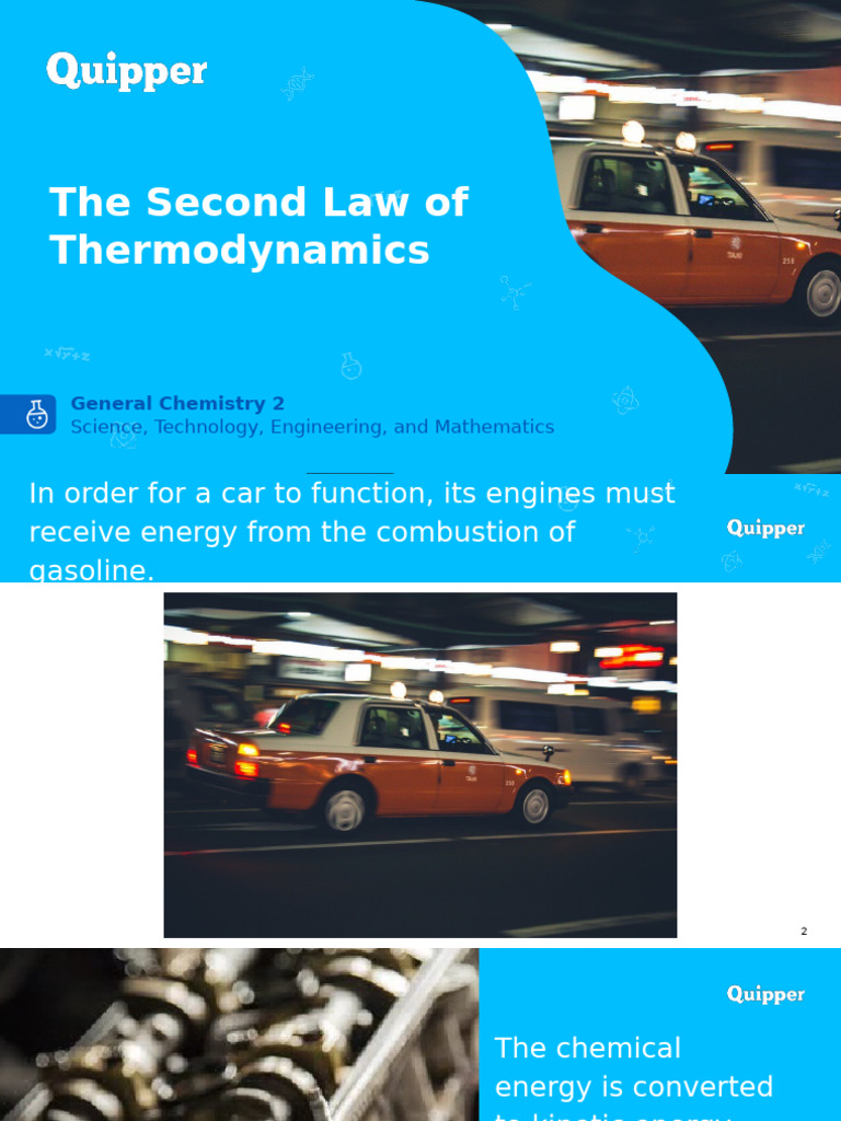 The Second Law of Thermodynamics | PDF | Heat | Entropy