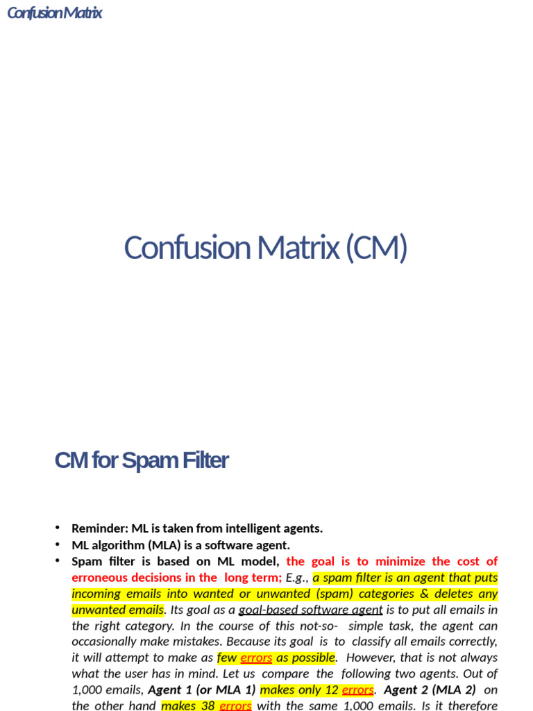 Confusion Matrix Examples | PDF | Statistical Classification ...