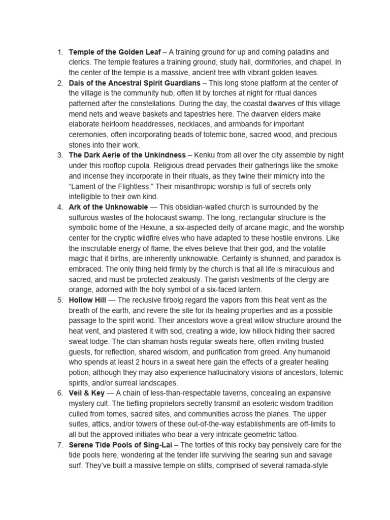 100 Interesting Temples and Monasteries | PDF | Temple | Dwarf ...