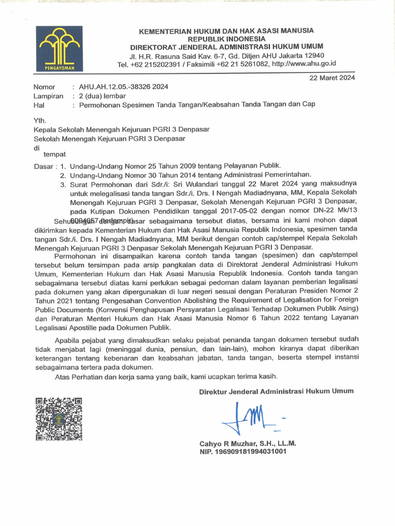 TTD Kepsek Komang Purna | PDF