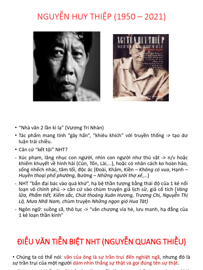 NGUYỄN HUY THIỆP | PDF
