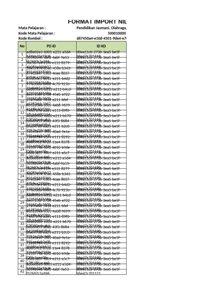 F - Keterampilan - Pendidikan Jasmani Olahraga Dan Kesehatan - XI IPS 1 | PDF