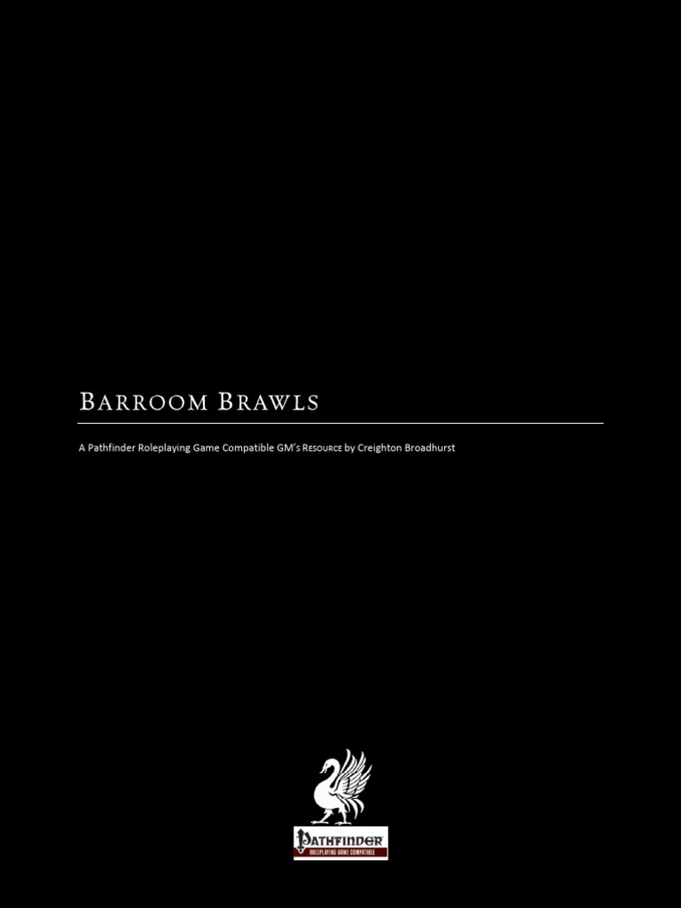 Barroom Brawls | PDF | Bar (Establishment)