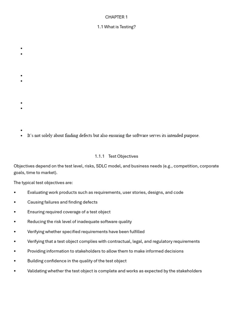 Understanding Software Testing Fundamentals | PDF | Software Testing ...