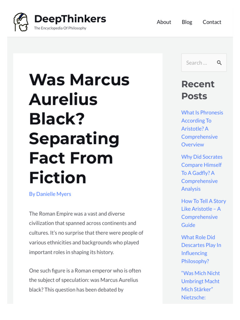 Marcus Aurelius: Ethnicity Explored | PDF | Ancient Rome | Roman Empire