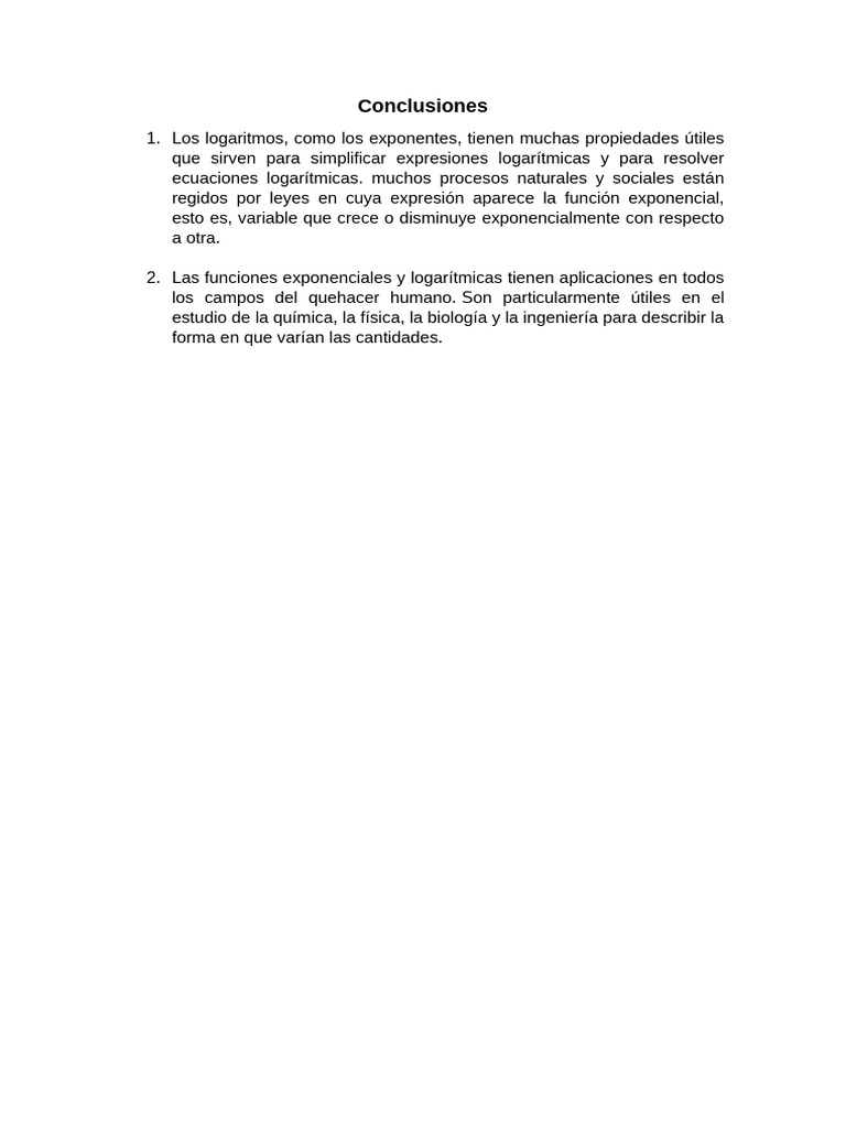 Conclusion Es | PDF