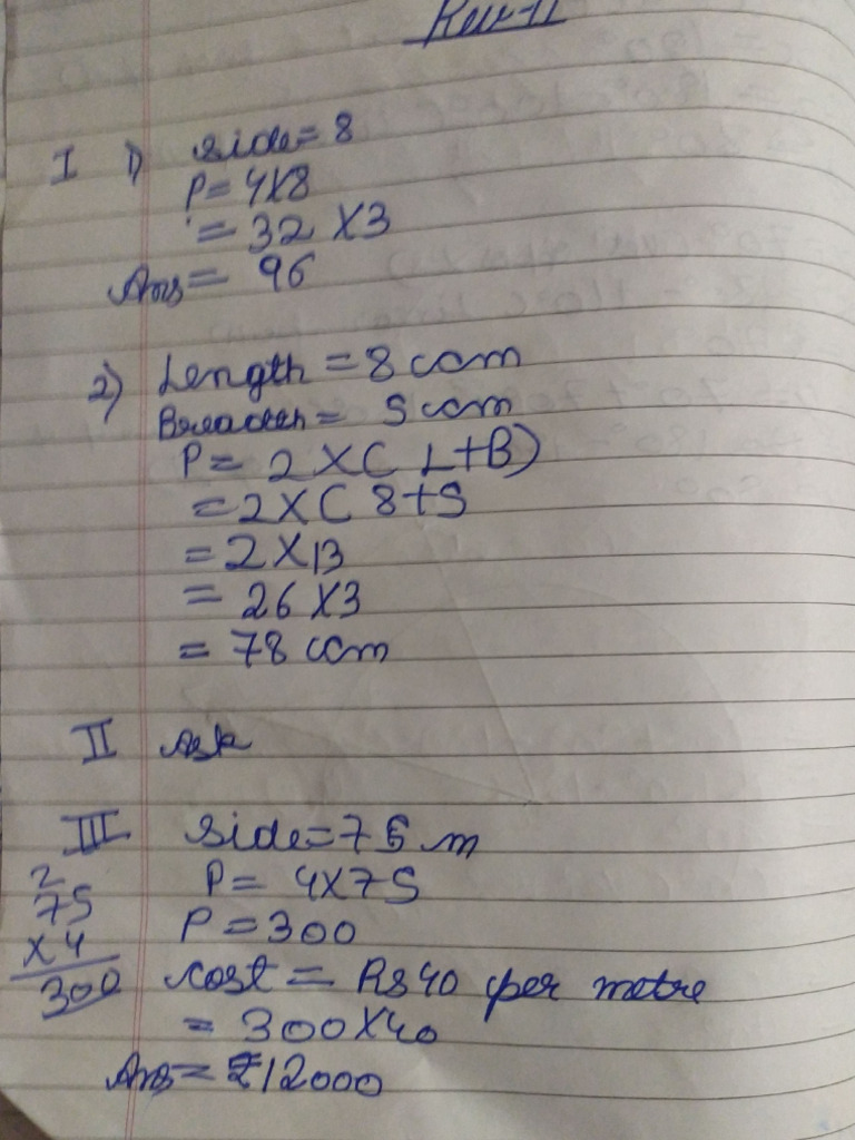 Aditya Sahu 6B Roll No.1 Maths Rev 11 | PDF