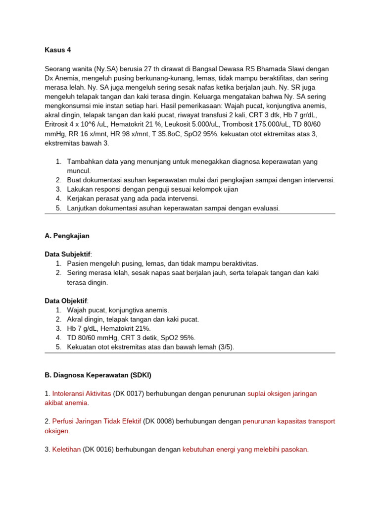 Askep Kep.dewasa Nayla (1) | PDF