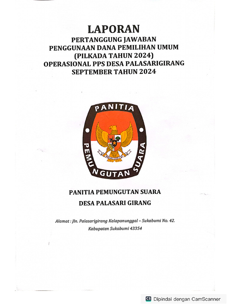 LPJ Op PPS Palasarigirang September | PDF