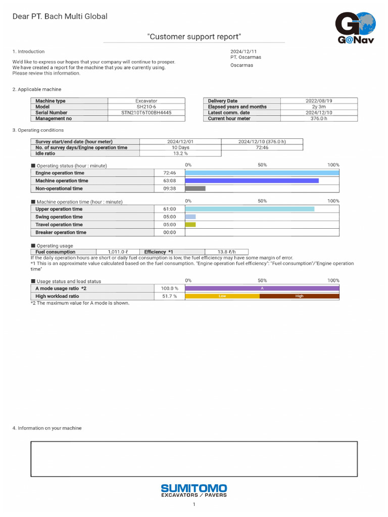 Customer Support Report 20241211104522 | PDF