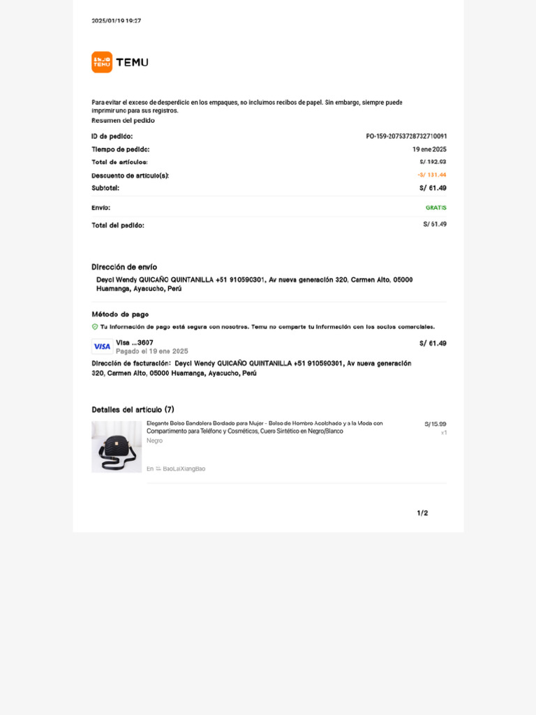 Temu Web Document | PDF