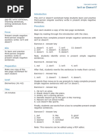French Negation Practice Worksheet | PDF