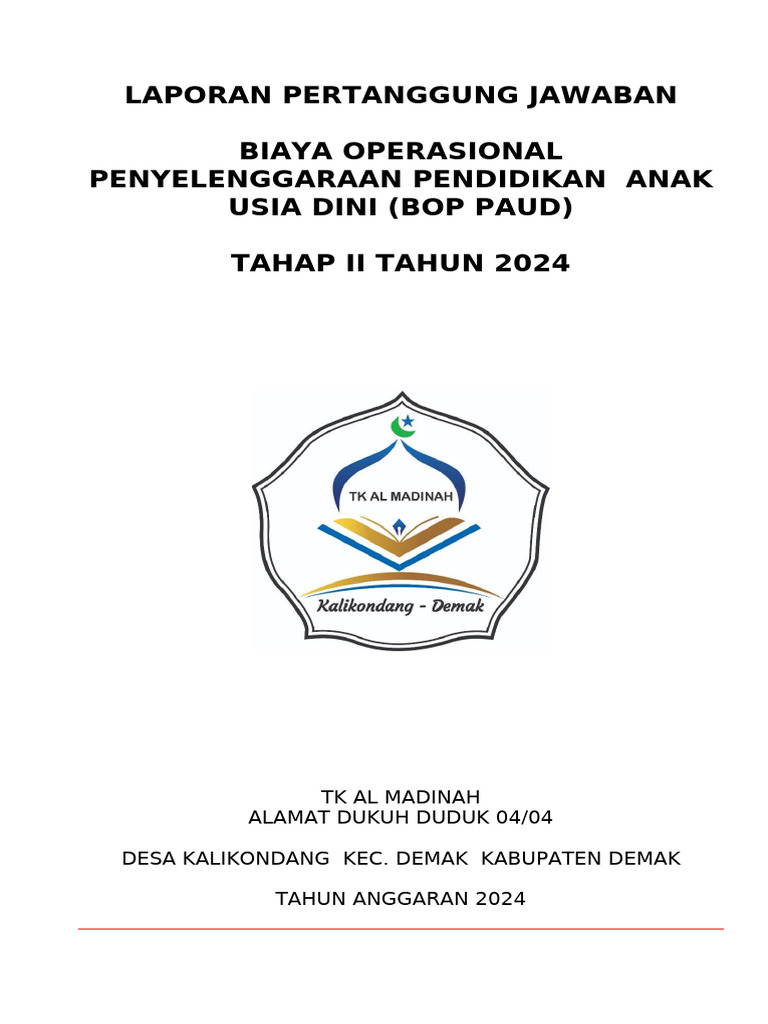 FORMAT SPJ Tahap 2 TAHUN 2024 | PDF