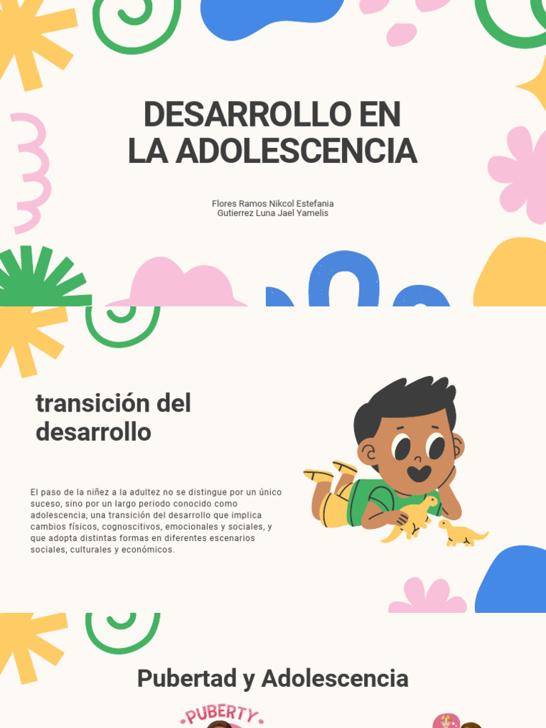 Desarrollo en La Adolescencia 2 | PDF | Pubertad | Adolescencia
