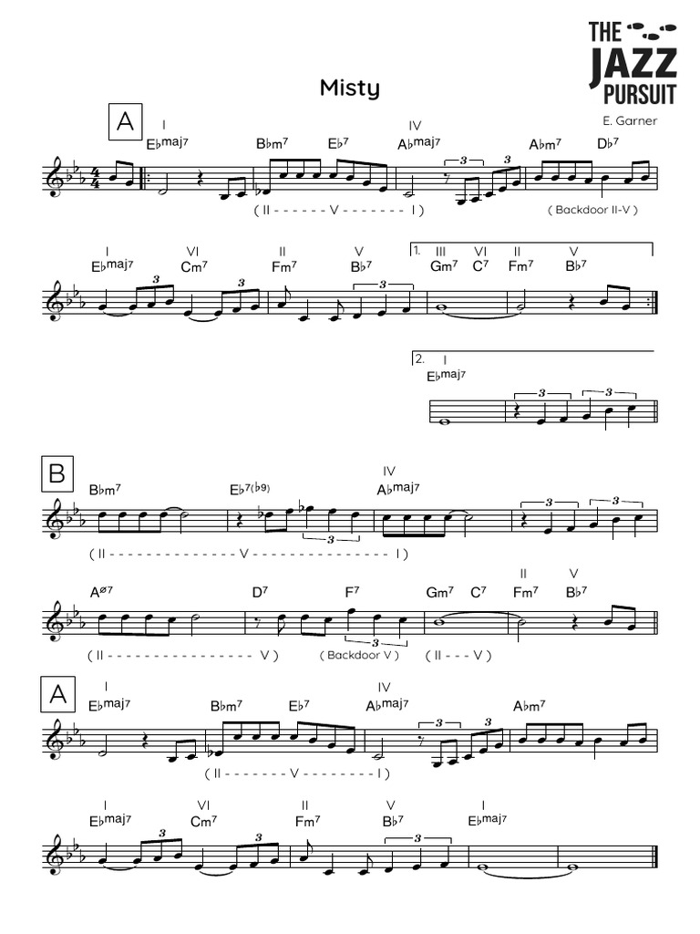 Misty_Lead_Sheet_TJP | PDF