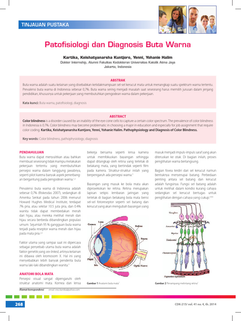 Patofisiologi dan Diagnosis Buta Warna | PDF