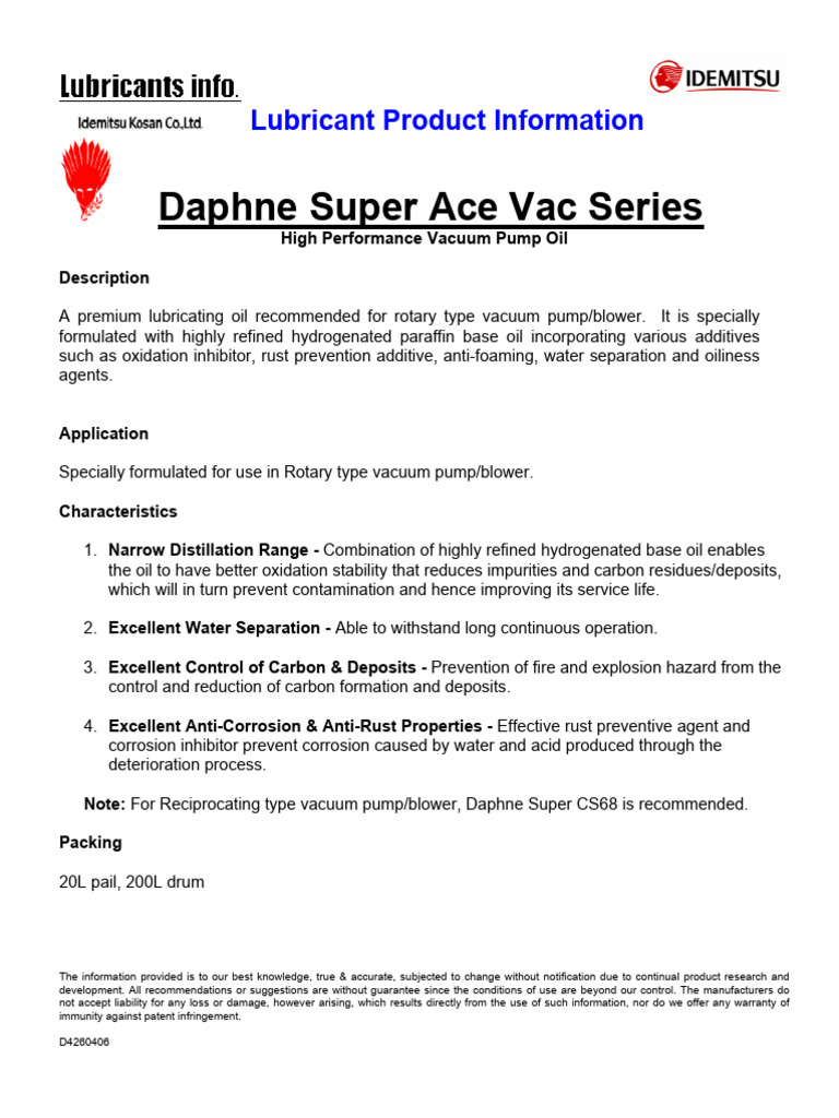 1217811920_DN_SUPER_ACE_VAC | PDF | Lubricant | Liquids