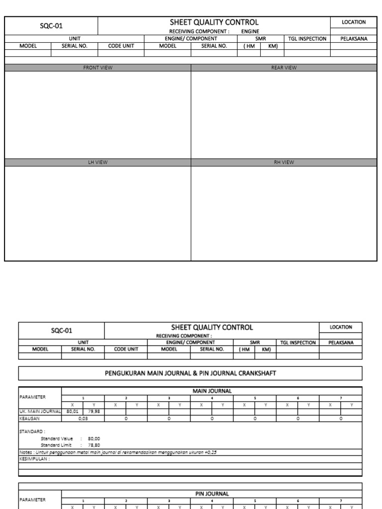 SQC-01 Receiving Engine FM260JD | PDF | Turbocharger | Vehicle Parts