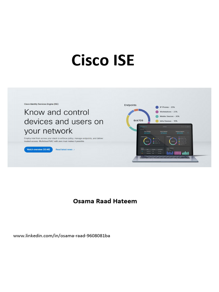 شرح عن Cisco ISE | PDF