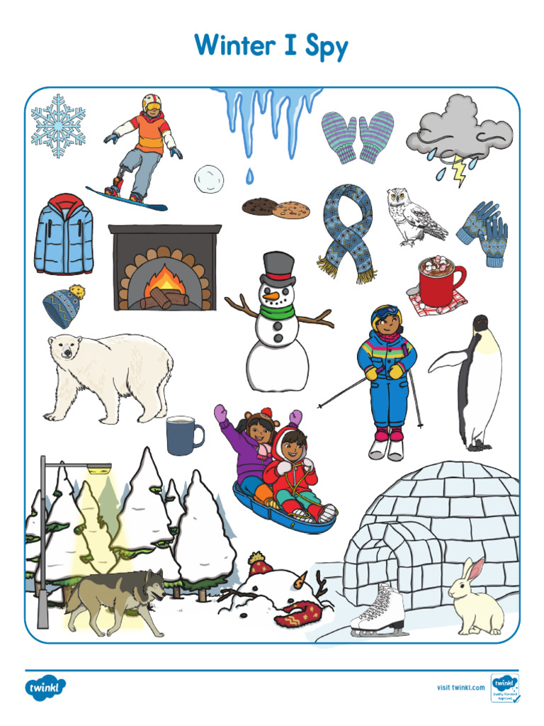 Winter I Spy Activity | PDF